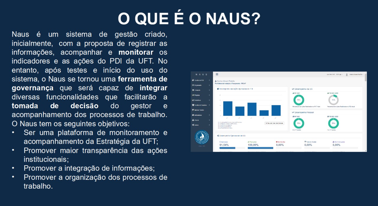 Sistema Naus é aberto para unidades gestoras construírem seus PATs